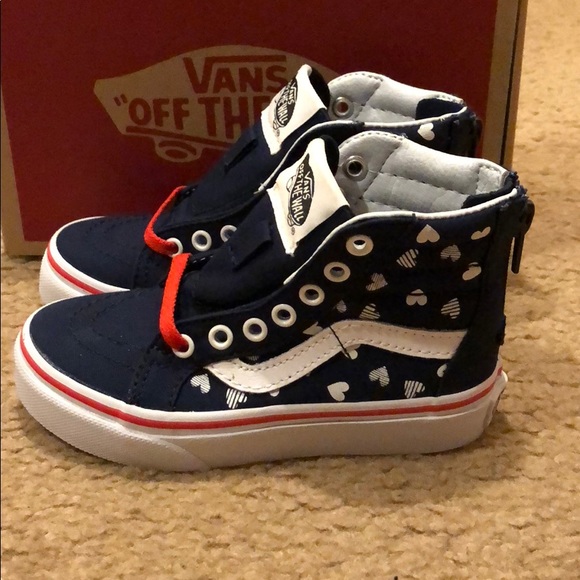 Vans | Shoes | Hearts Sk8hi Zip Vans | Poshmark